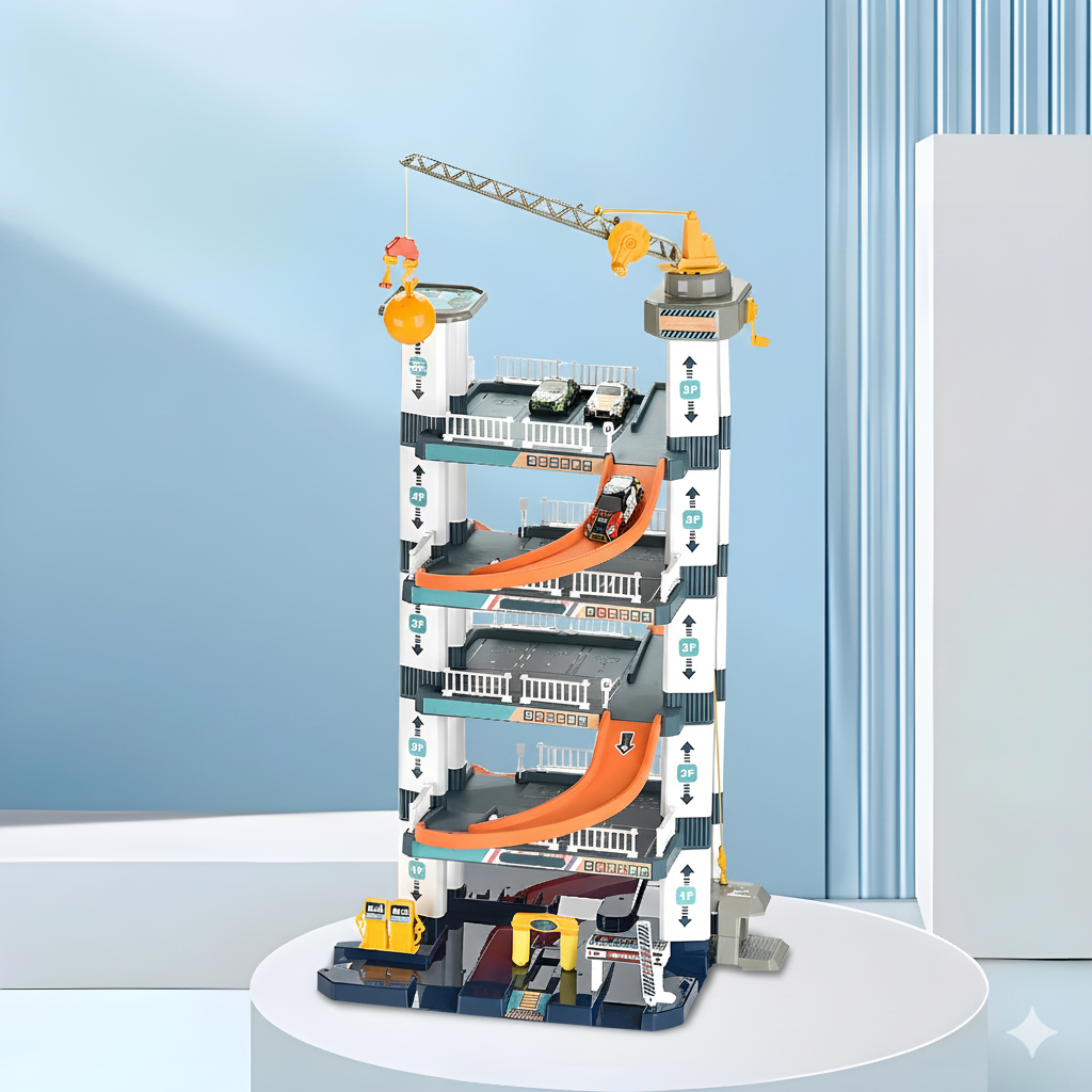 ParkLift™ Multi Level Car Garage Playset with Dual Lifts – JoyFleet
